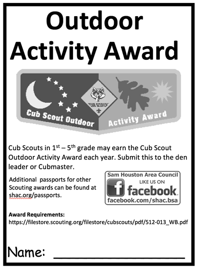 Passports — Sam Houston Area Council